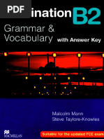 Destination B2 Grammar and Vocabulary With Answers | PDF
