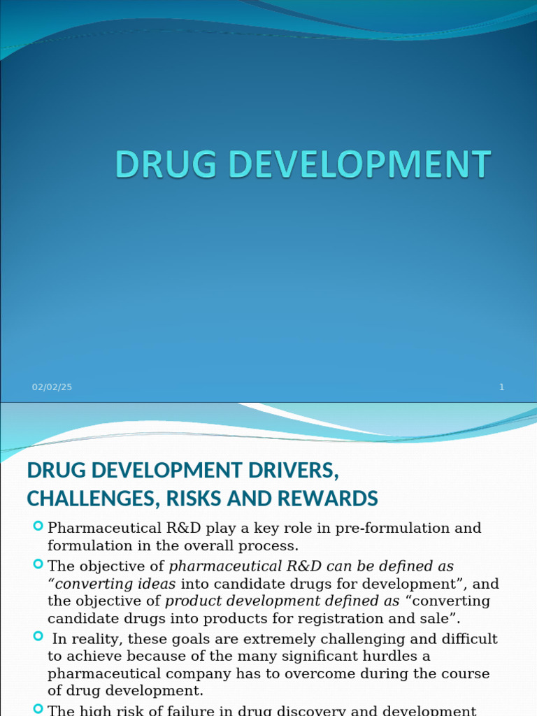 DRUG DEVELOPMENT | PDF | Clinical Trial | Phases Of Clinical Research