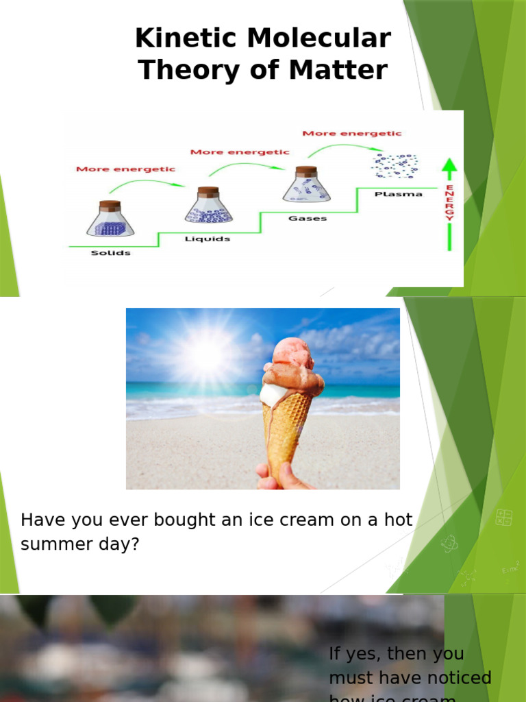 1 Kinetic Molecular Theory | PDF | Gases | Molecules