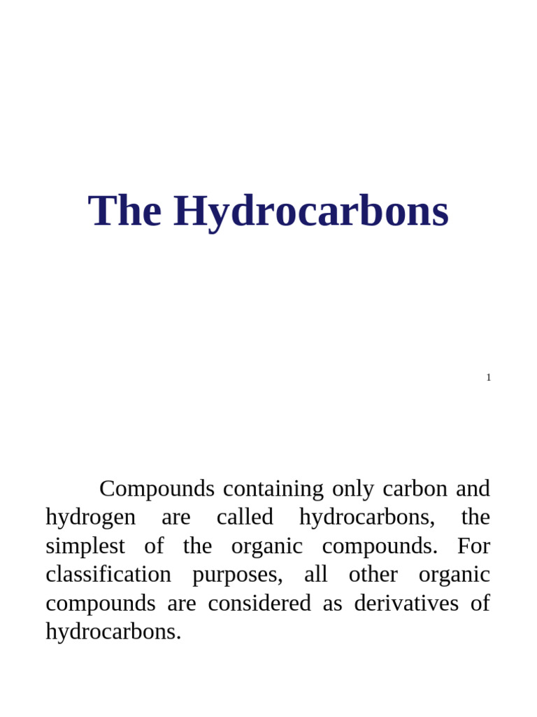 Understanding Hydrocarbons and Naming Rules | PDF | Hydrocarbons ...
