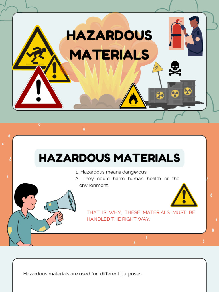 Hazardous Materials | PDF