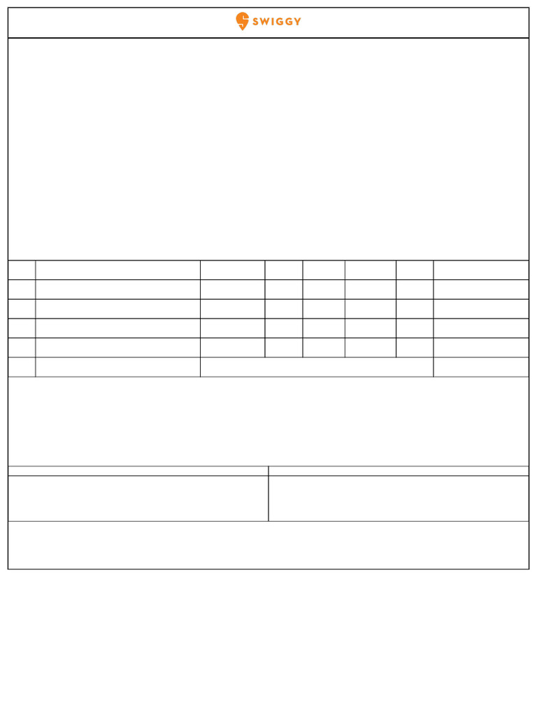 Swiggy Tax Invoice for Waffle Order | PDF | Invoice | Economy Of India