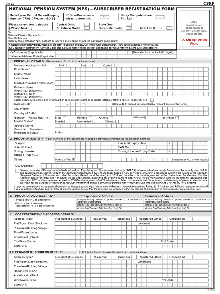 CSRF - Registration Form - RBEI | PDF | Identity Document
