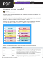 Formatação de Datas em Espanhol | PDF | Espanha | Linguística