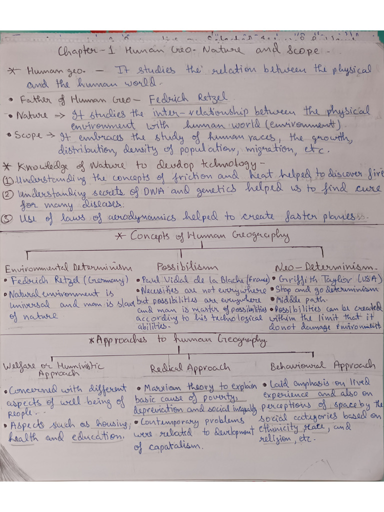 Human Geography | PDF