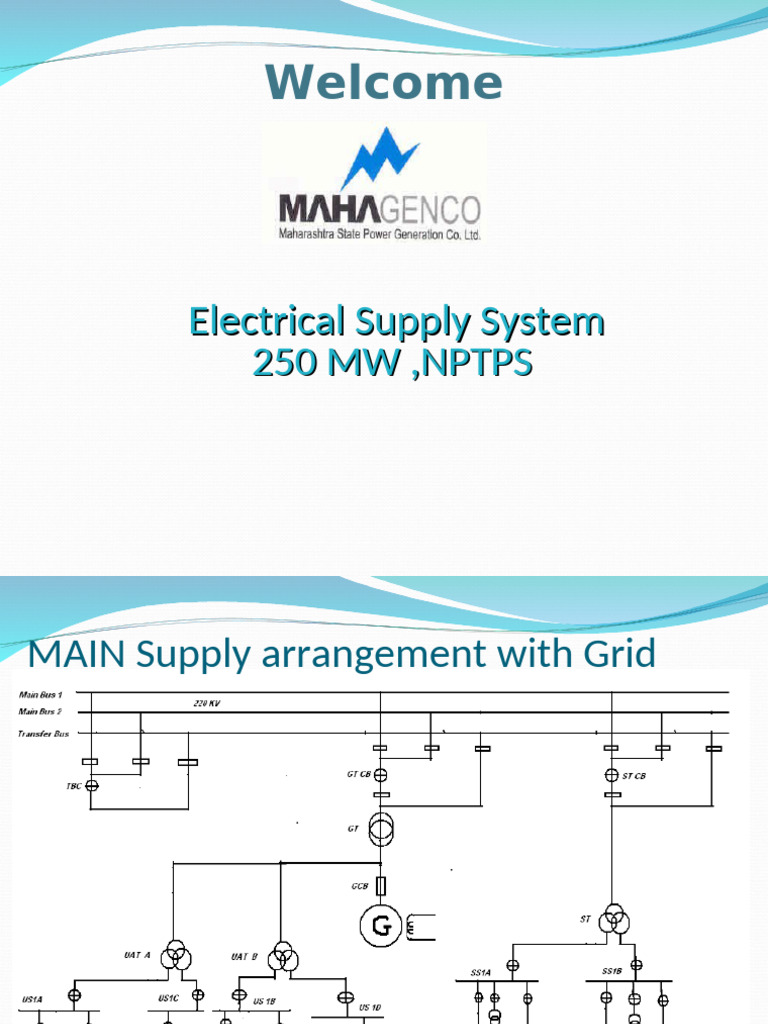 250 MW Electrical Supply System Overview | PDF | Transformer | Power ...