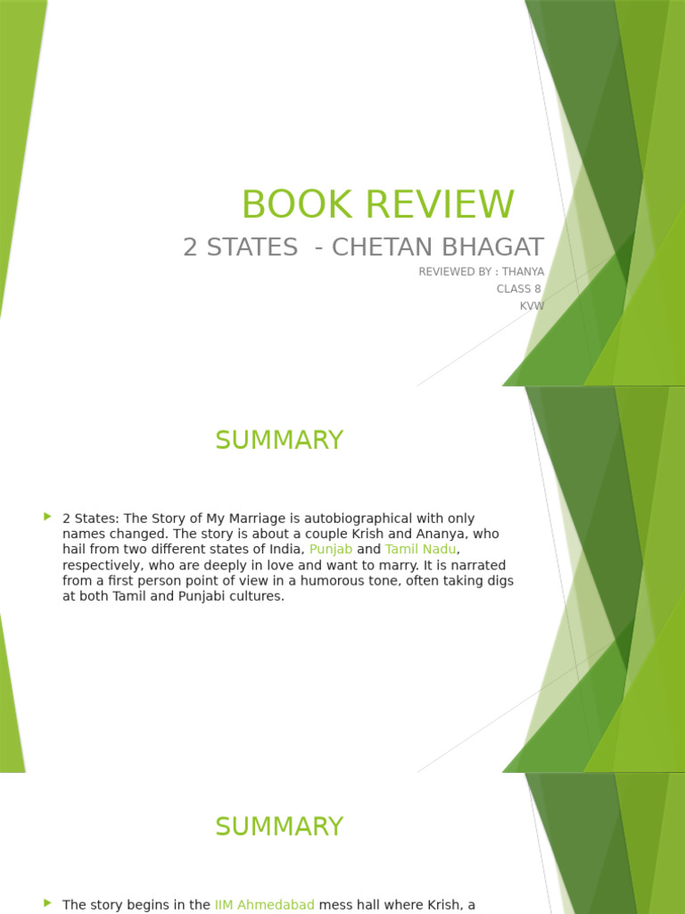 2 States Review | PDF