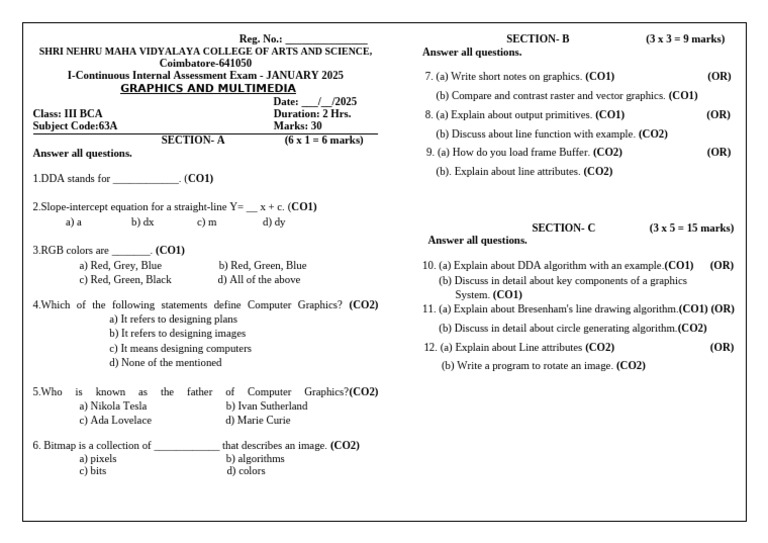 CIA 1 GMM 2024 | PDF | Digital Signal Processing | Multidimensional Signal Processing