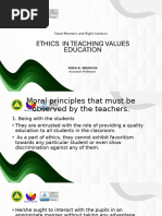 SACE Code of Professional Ethics Overview | PDF | Teachers | Profession