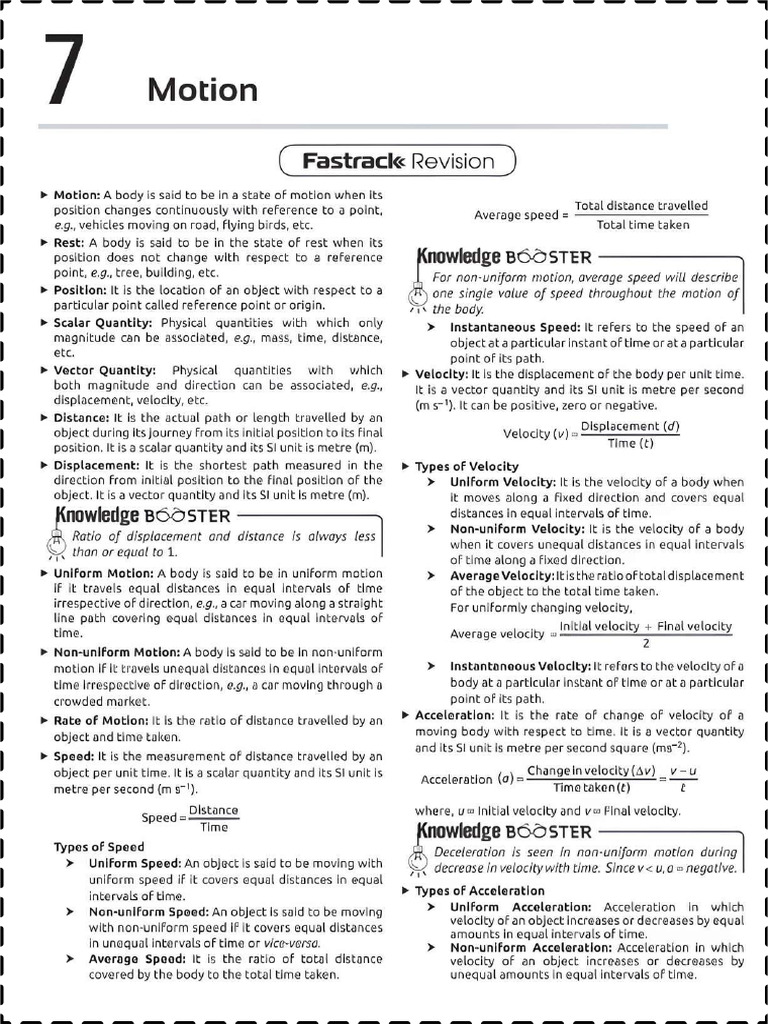Motion Physics | PDF
