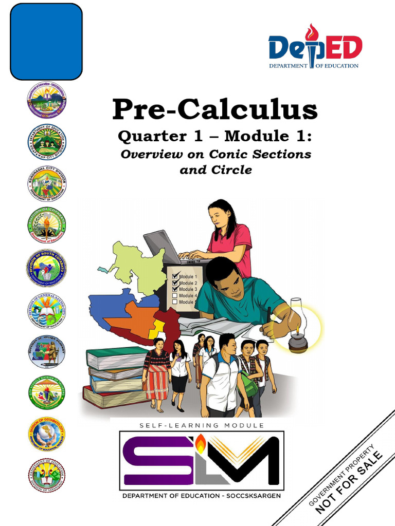 Precal11 - q1 - Mod1of8 - Overview On Conic Sections and Circle - v2 | PDF | Ellipse | Circle