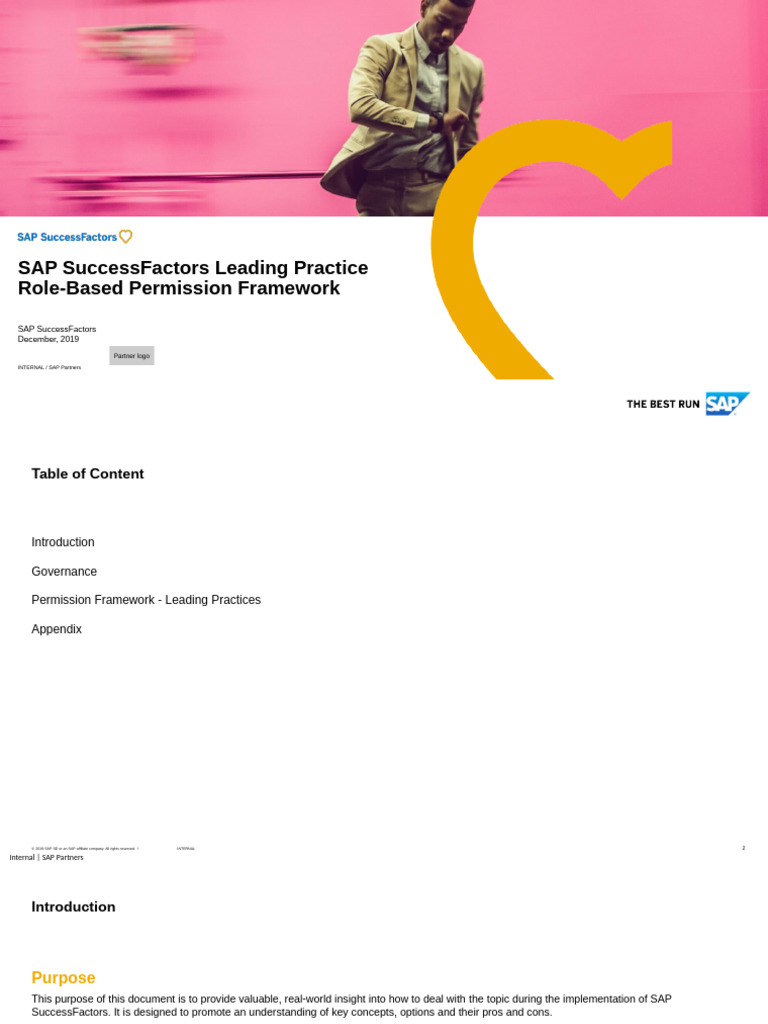 Enhancing Role-Based Permissions in SuccessFactors | PDF | Analytics ...