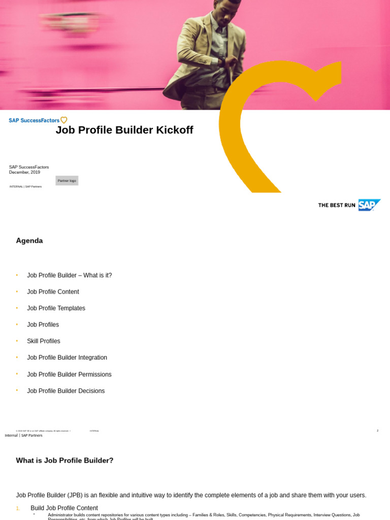 01 Job Profile Builder Kickoff Template | PDF | Libraries | Computing