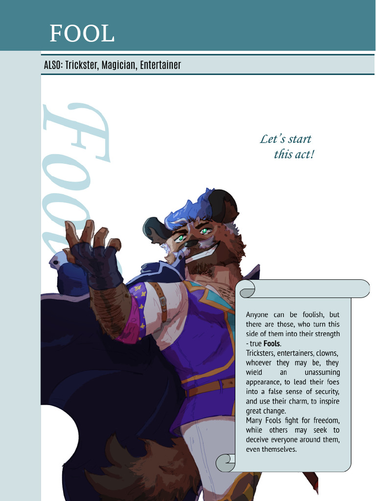 Fool Class Skills Overview | PDF | Role Playing Games | Gaming