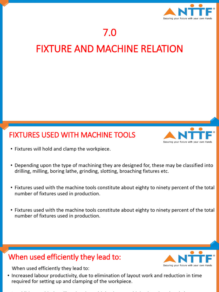 Fixtures and Jigs in Machine Tools | PDF | Machining | Drilling