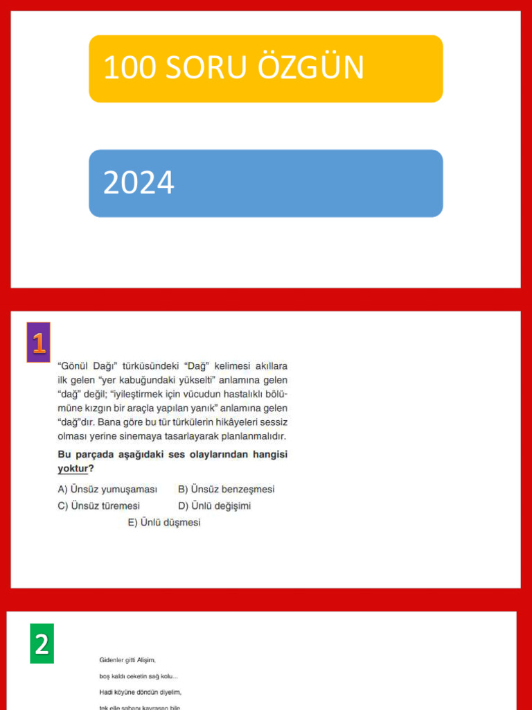100 Soru | PDF