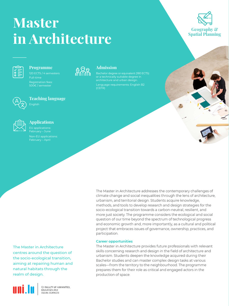 Flyer Ma Architecturel7ob23 | PDF | Design | Geography