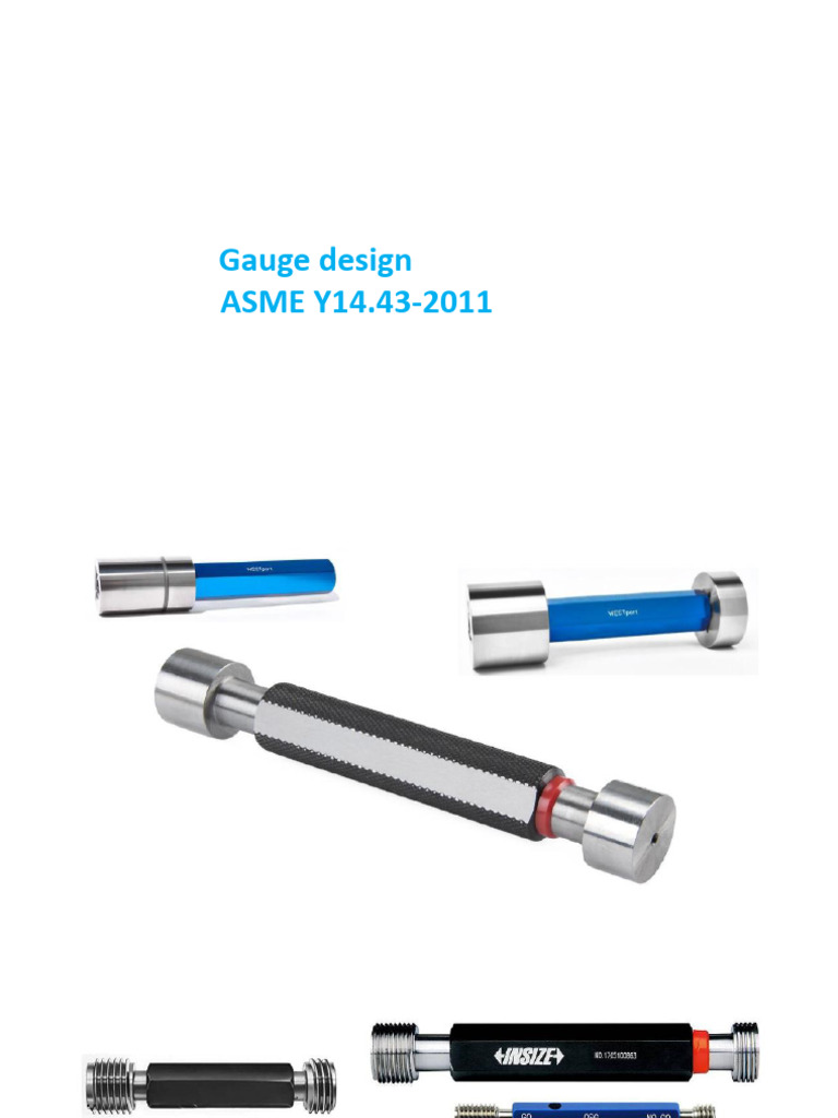 ASME Gauge Design-Plug | PDF