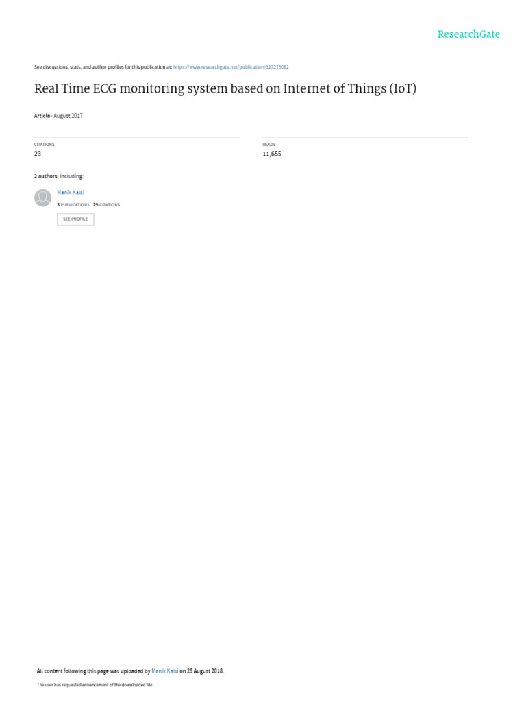 5_Real Time ECG monitoring system based on Internet of Things (IoT ...