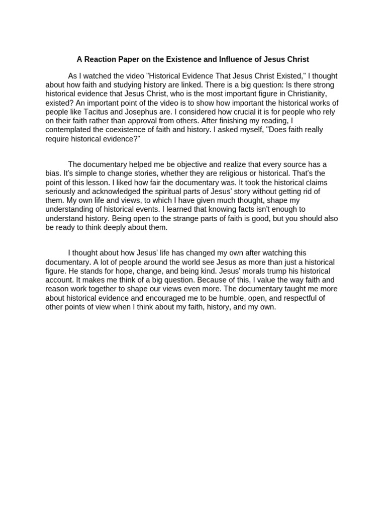 Reaction Paper | PDF