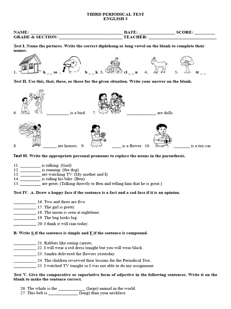 PT_ENGLISH 3_Q3.docx | PDF | Linguistics | Languages