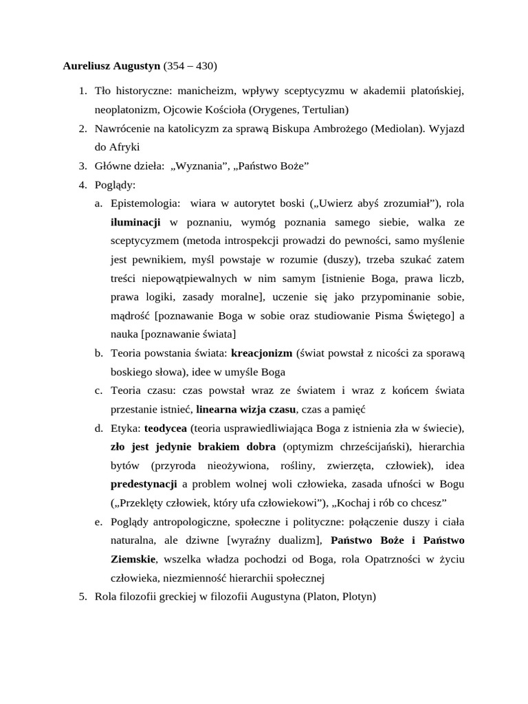 Aureliusz Augustyn | PDF