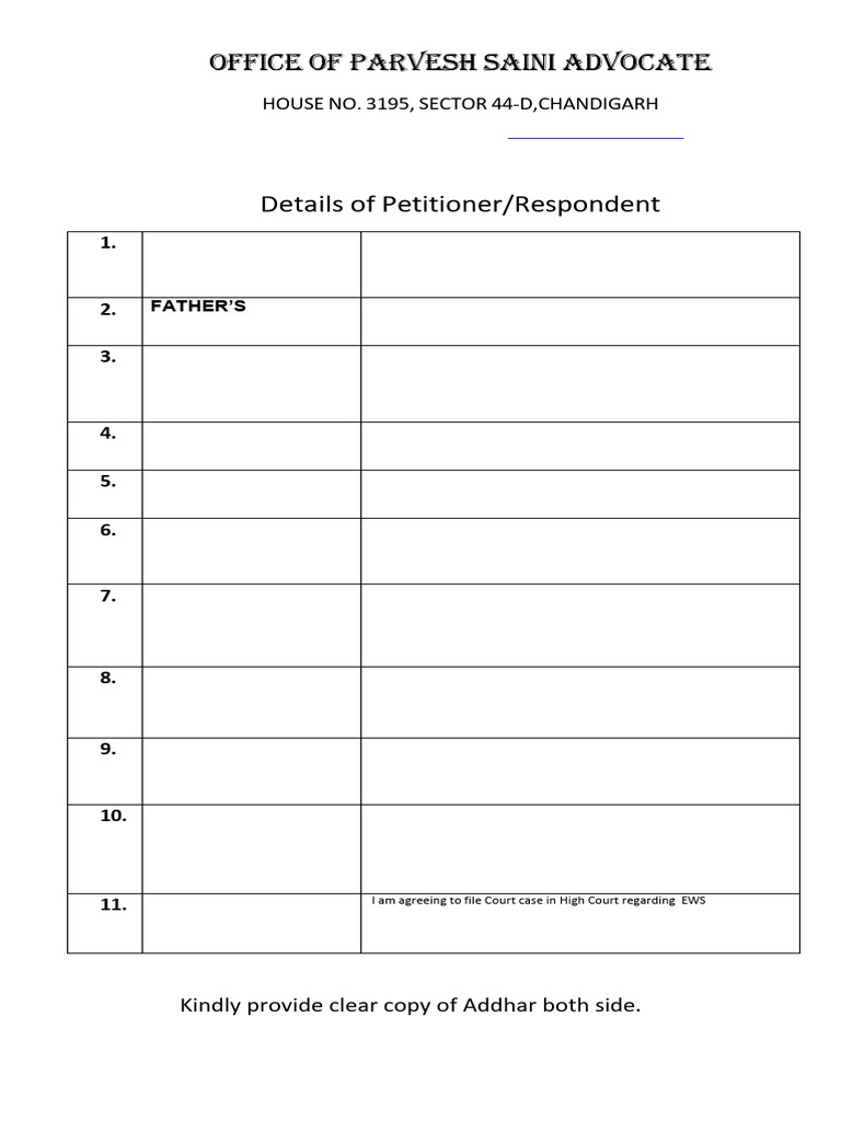 Blank Performa Pay Case | PDF