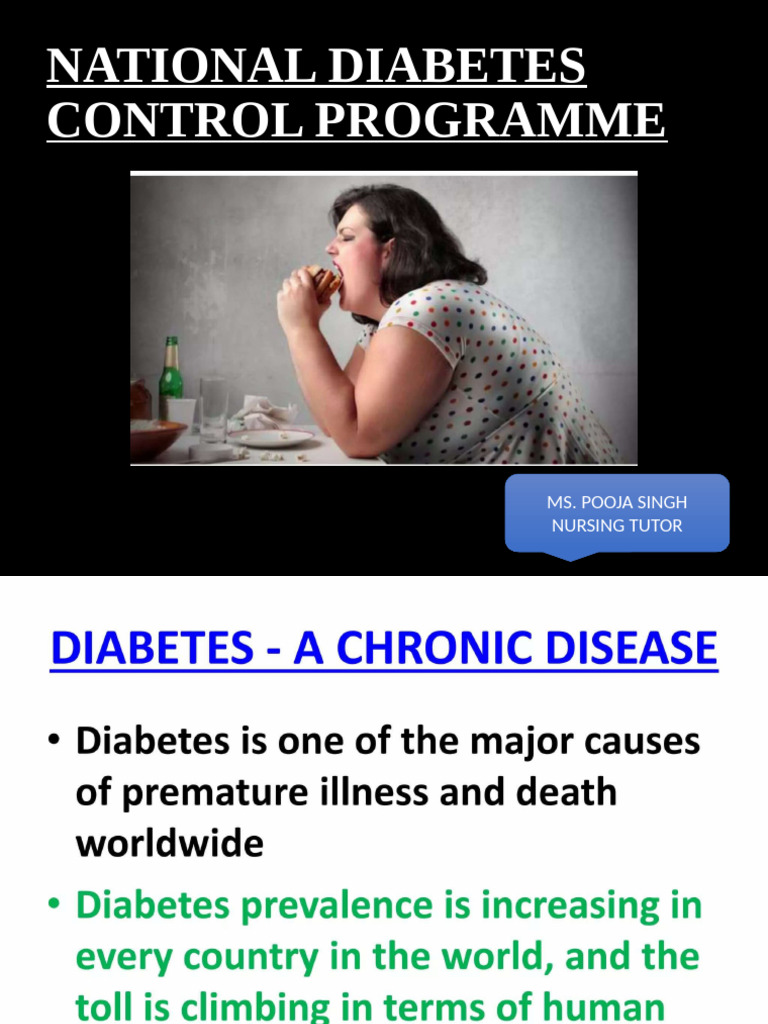 National Diabetes Control Programmme | PDF