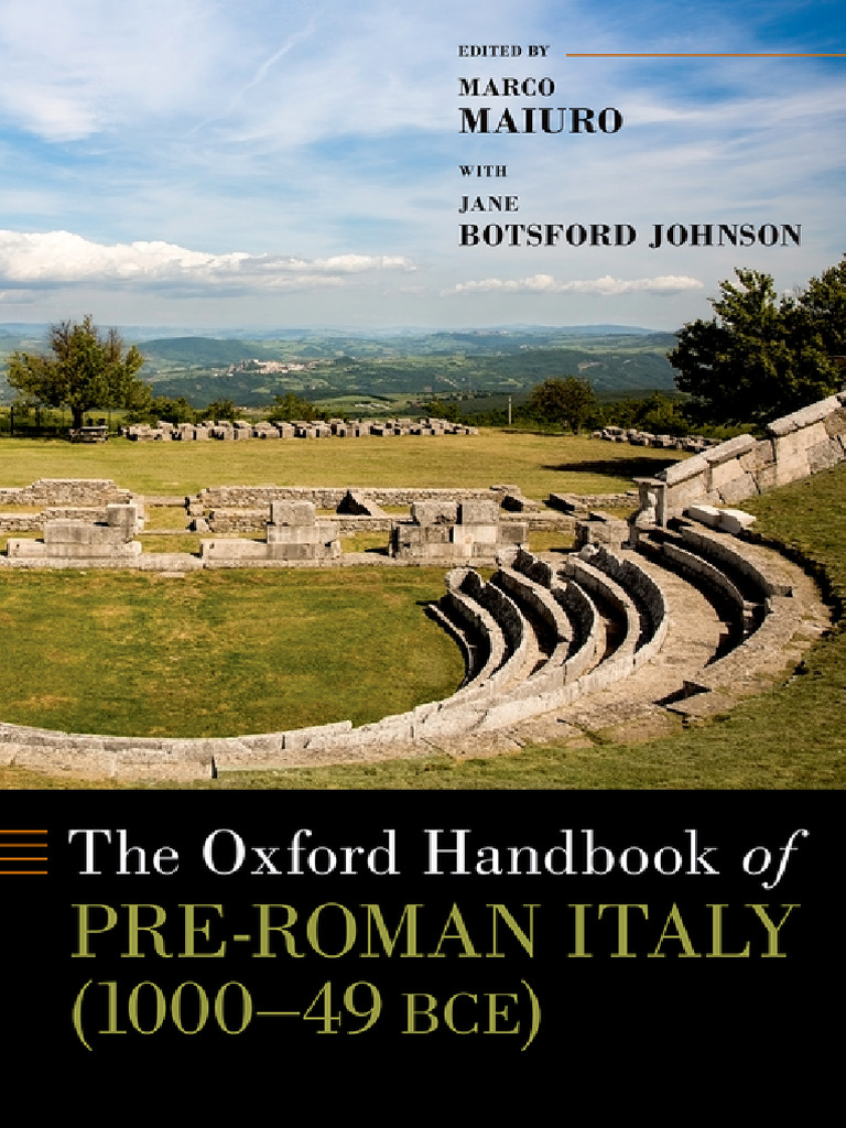 The Oxford Handbook of Pre-Roman Italy (1000-49 BCE) | PDF | Ancient ...