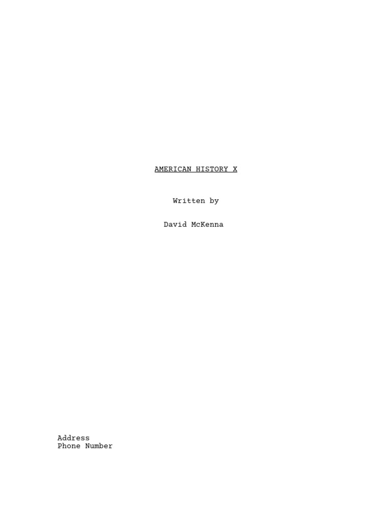 AMERICAN_HISTORY_X | PDF