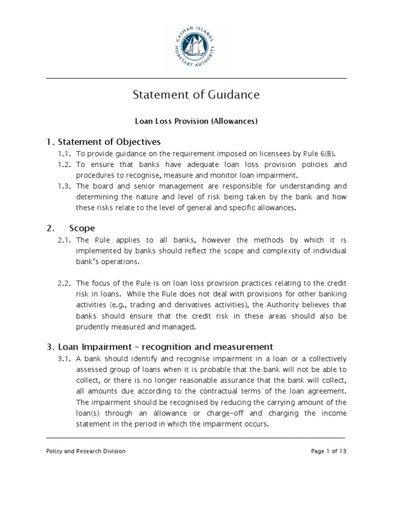 SOGLoan Loss Provision | PDF | Loans | Interest