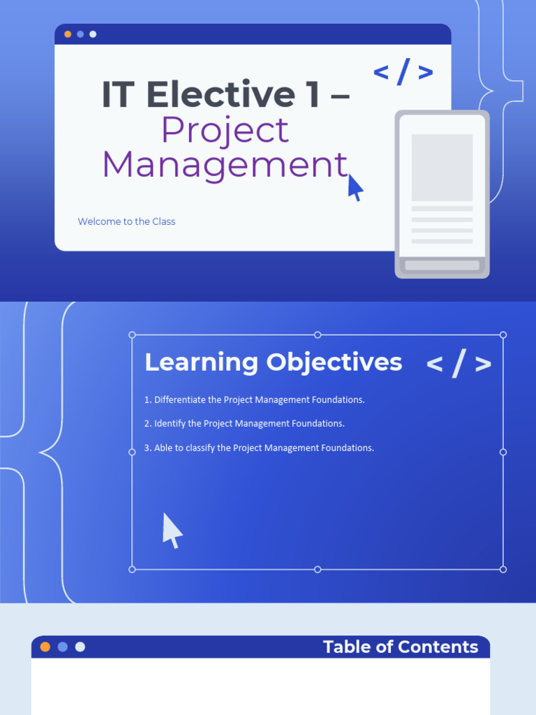 Lesson 1 - Project Management Foundations | PDF