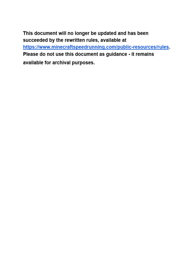 Minecraft Detailed Rules | PDF | Computing
