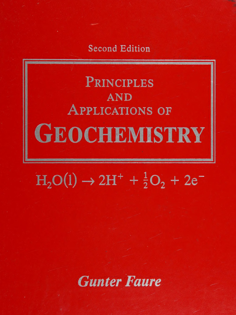 Principles and Applications of Geochemistry 2nbsped 0023364505 ...