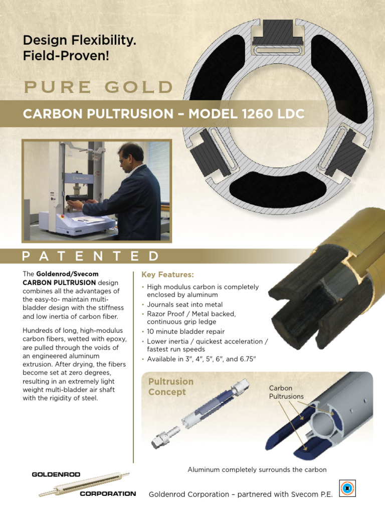 Goldenrod Carbon Pultrusion Case Study | PDF | Materials | Mechanical Engineering