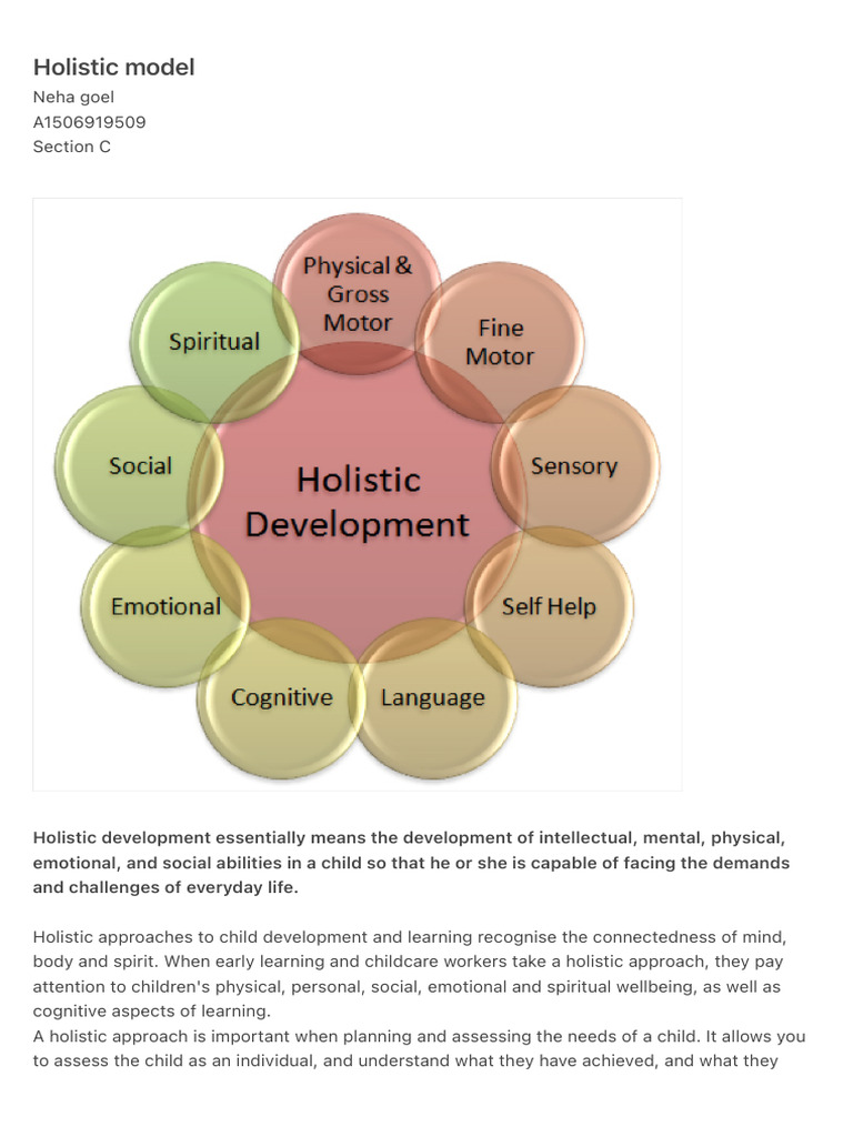 Holistic Model | PDF | Emotions | Thought
