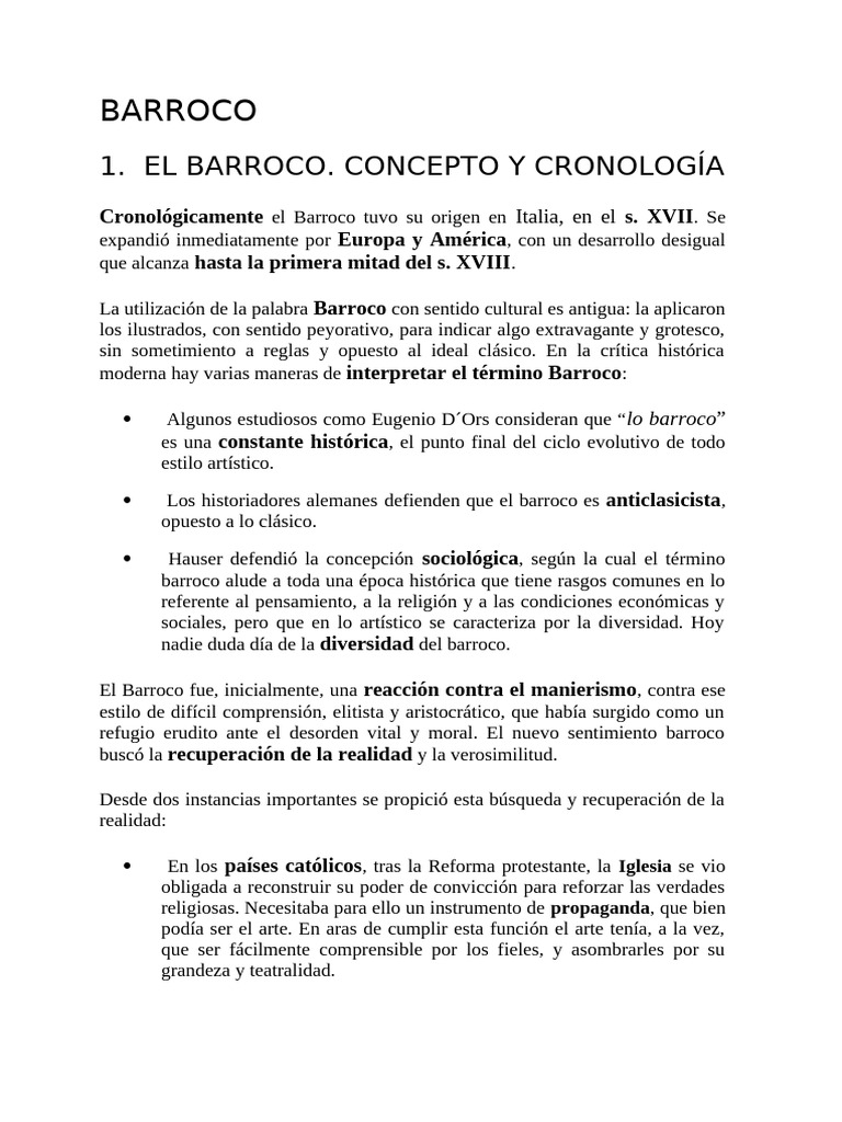 Tema 10. Barroco Internacional | PDF | Barroco | Pinturas