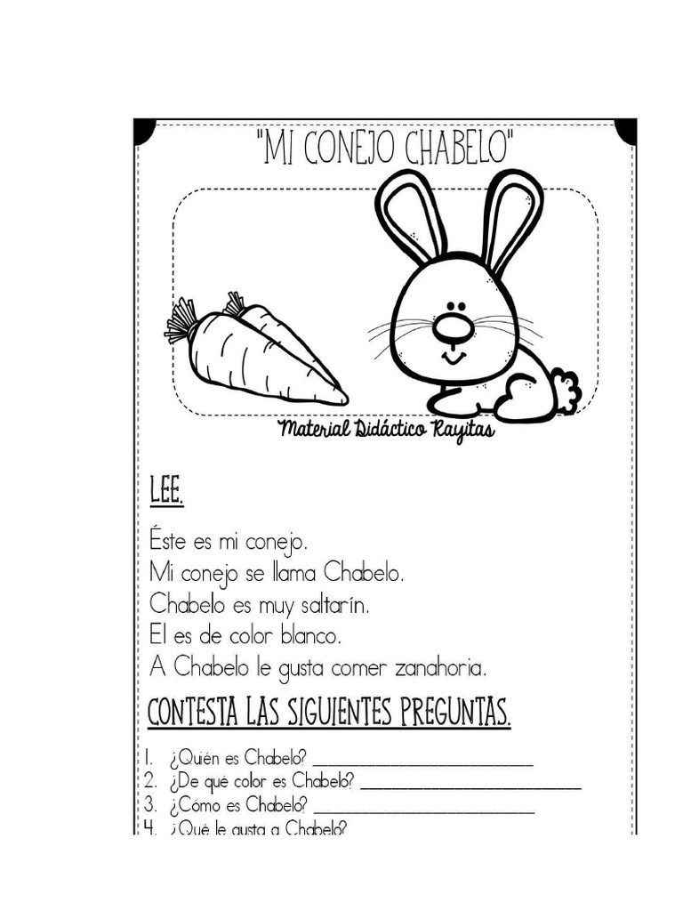 Conejo Chabelo | PDF