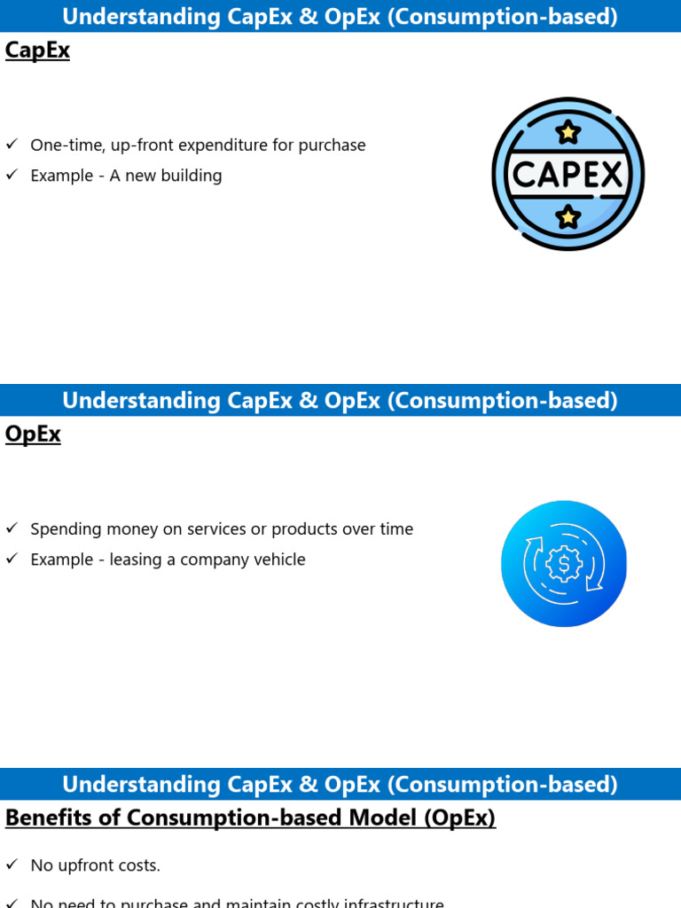 Understanding CapEx & OpEx | PDF