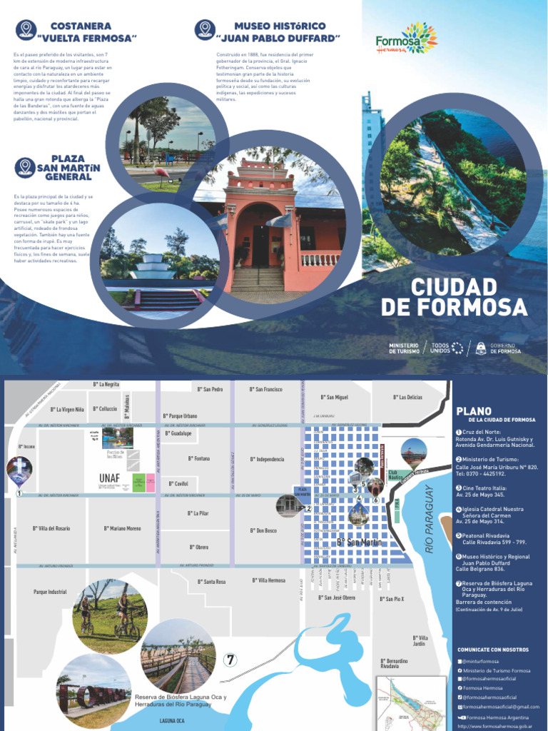 Folleto Mapa de Formosa | PDF | Argentina