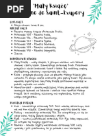 Maly Ksiaze Notatka | PDF