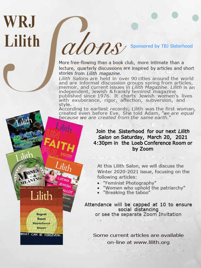 Lilith Salon-1 PDF | PDF