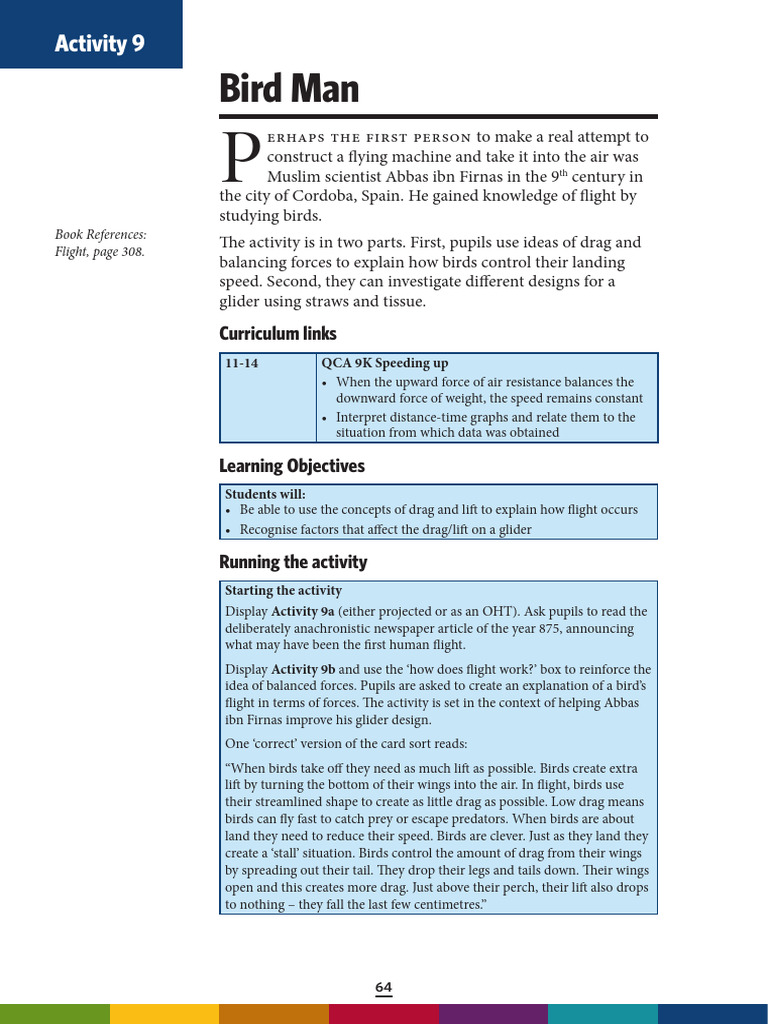 Abbas Ibn Firnas First Flying Man | PDF | Flight | Lift (Force)