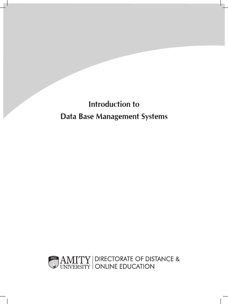 Introduction To DBMS (CSIT132) | PDF | Databases | Database Index