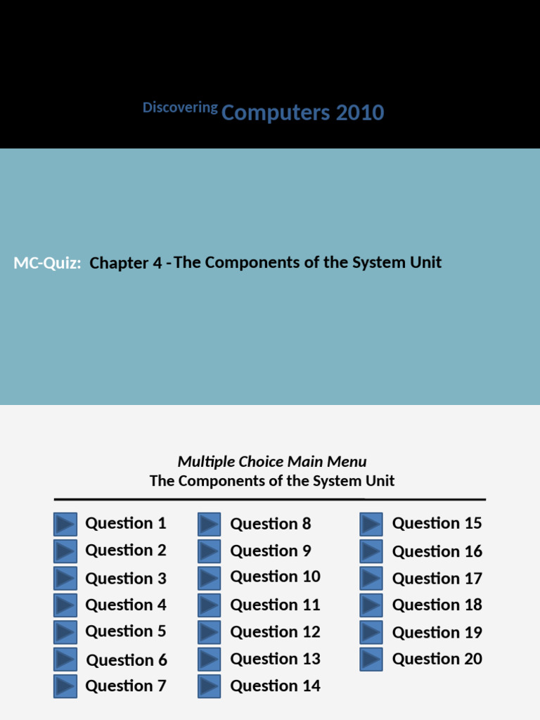 Discovering Ch4 | PDF | Office Equipment | Computer Architecture