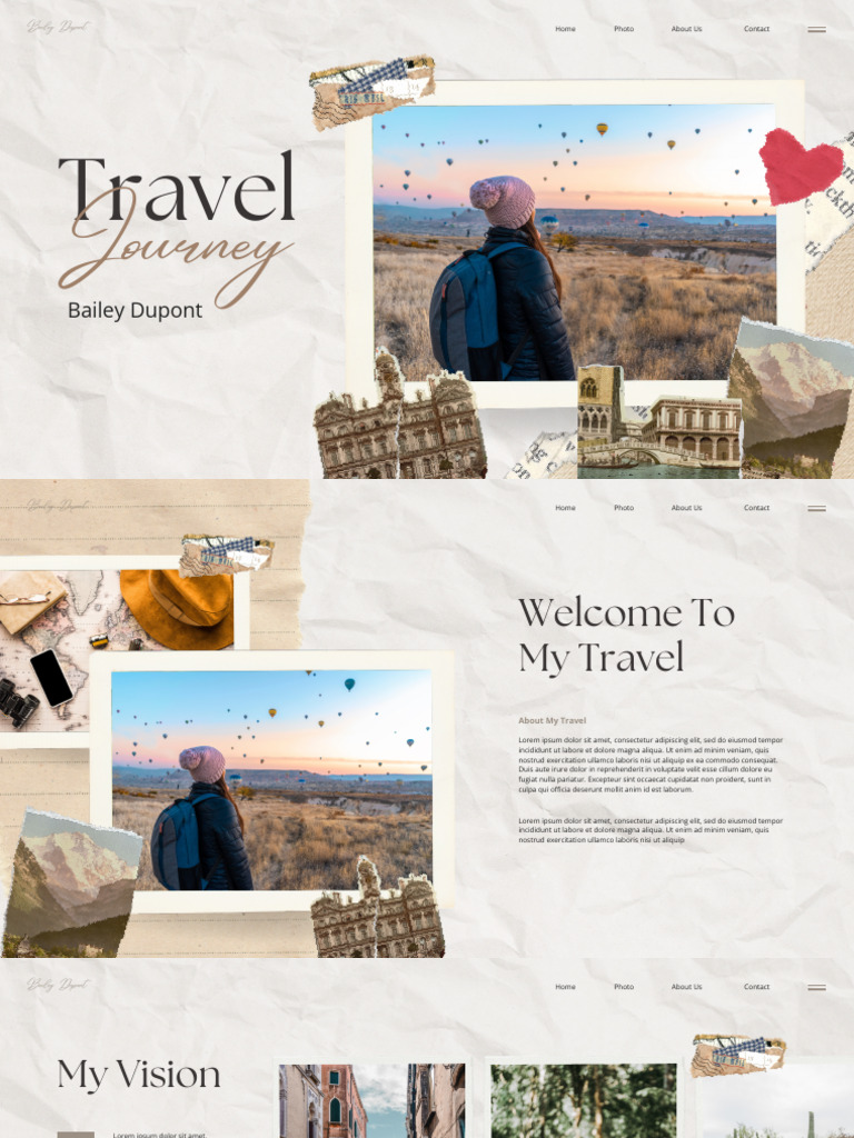 Beige Collage Travel Presentation | PDF