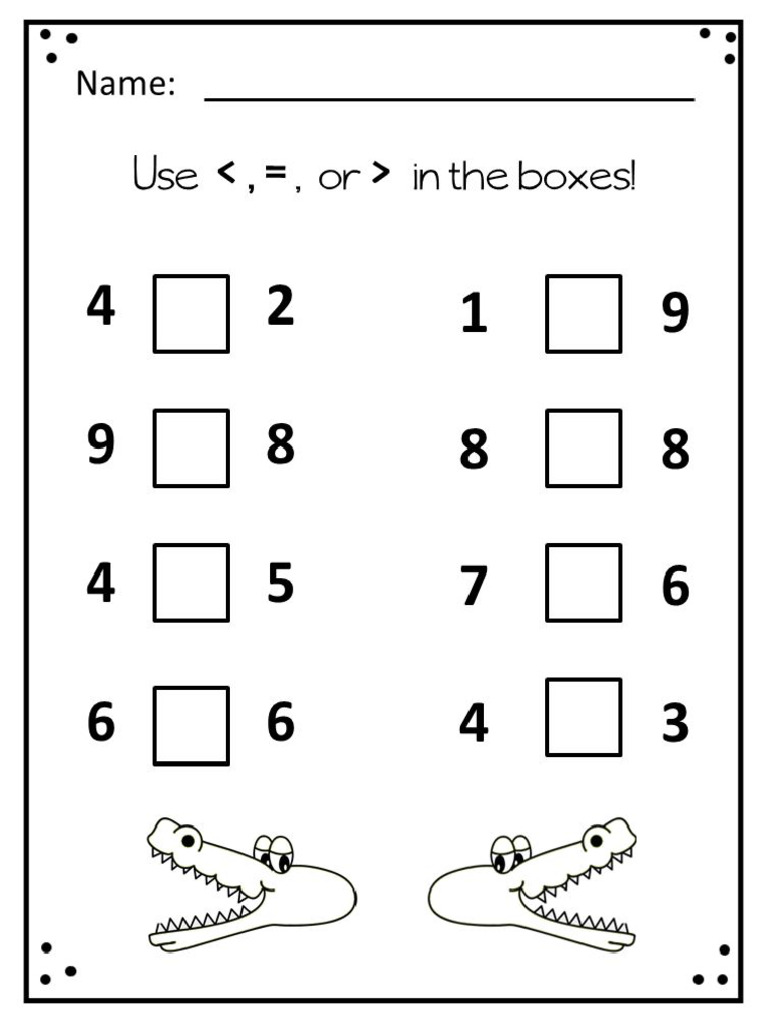 Comparing Numbers | PDF