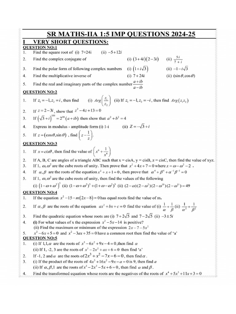 maths 2A | PDF
