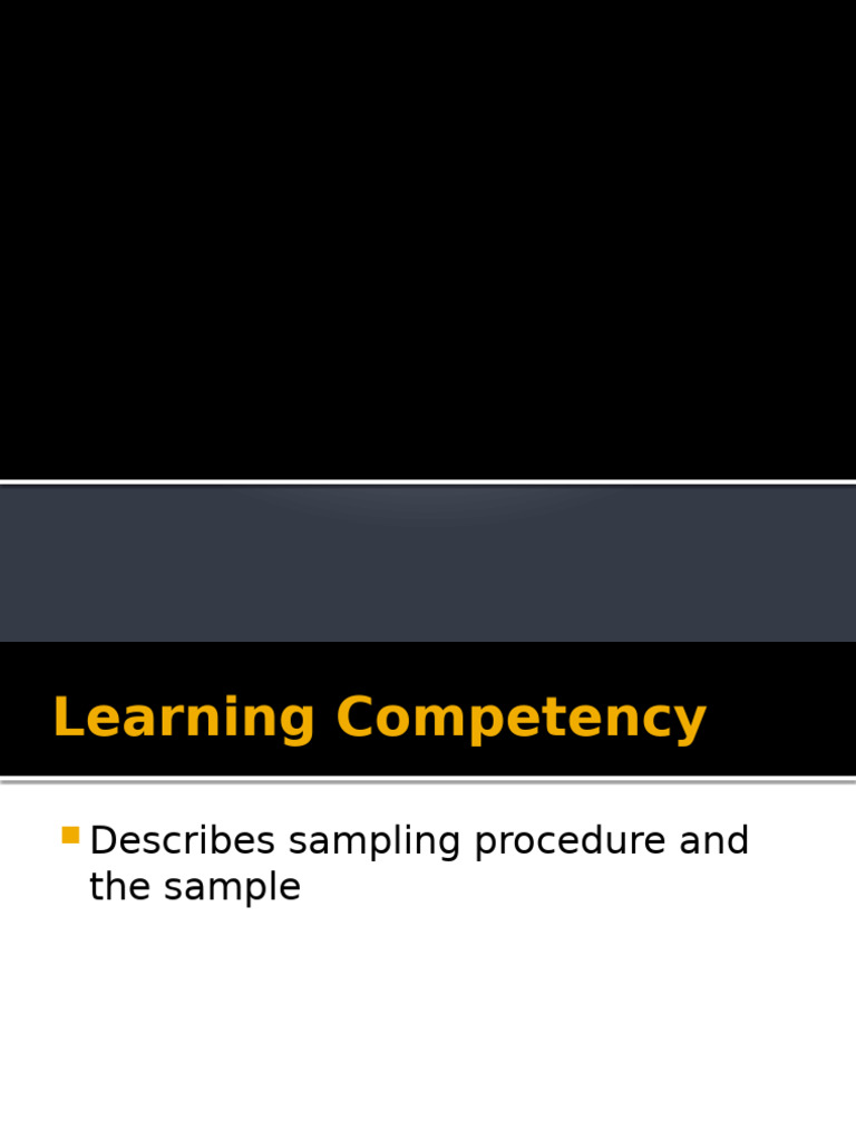 Sampling | PDF | Sampling (Statistics) | Research Methods
