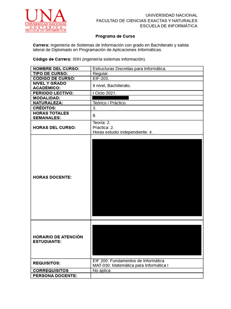 EIF203 - Estructuras Discretas | PDF | Ciencias de la Computación ...